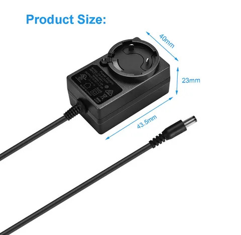 Buy Interchangeable Plug Adapter 5v 4a Power Supply 5 Volt 4 Amp Ac Dc ...