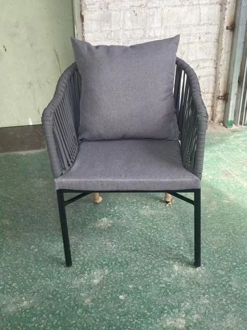 Buy Knitted Aluminium Digging Rope Chair Patio All Weather Outdoor ...