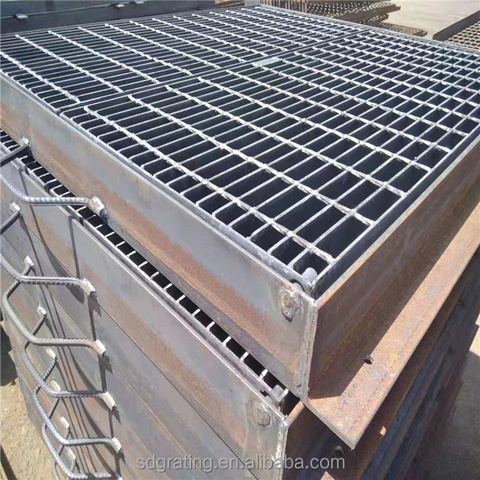 Buy Metal Serrated Drainage Covers Steel Grid Grating To Construction ...