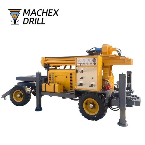 Buy Mg-200t 200m Trailer Mounted Pneumatic Water Well Drilling Rig ...