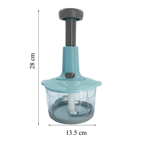 Buy Multifunction Manual Vegetable Chopper Hand Press Food Cutter Onion ...