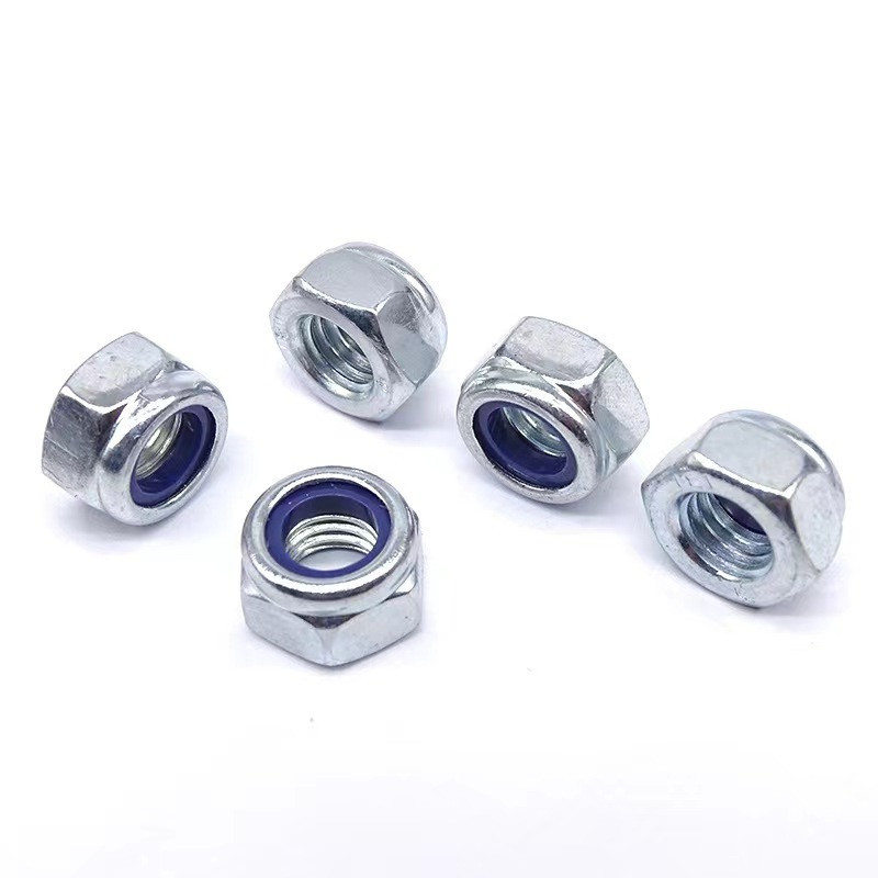 Buy Nylon Lock Nut Prevailing Torque Type Hexagon Nuts With Non ...