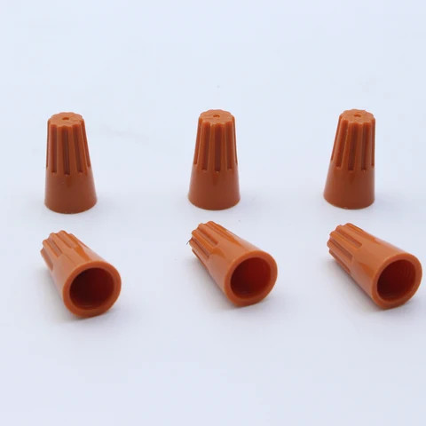 Buy Orange Screw On Wire Connectors Wire Termination Connectors Easy ...