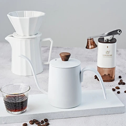 Buy Outdoor Long Mouth Swan Neck Hand Pot Household Portable 304 ...