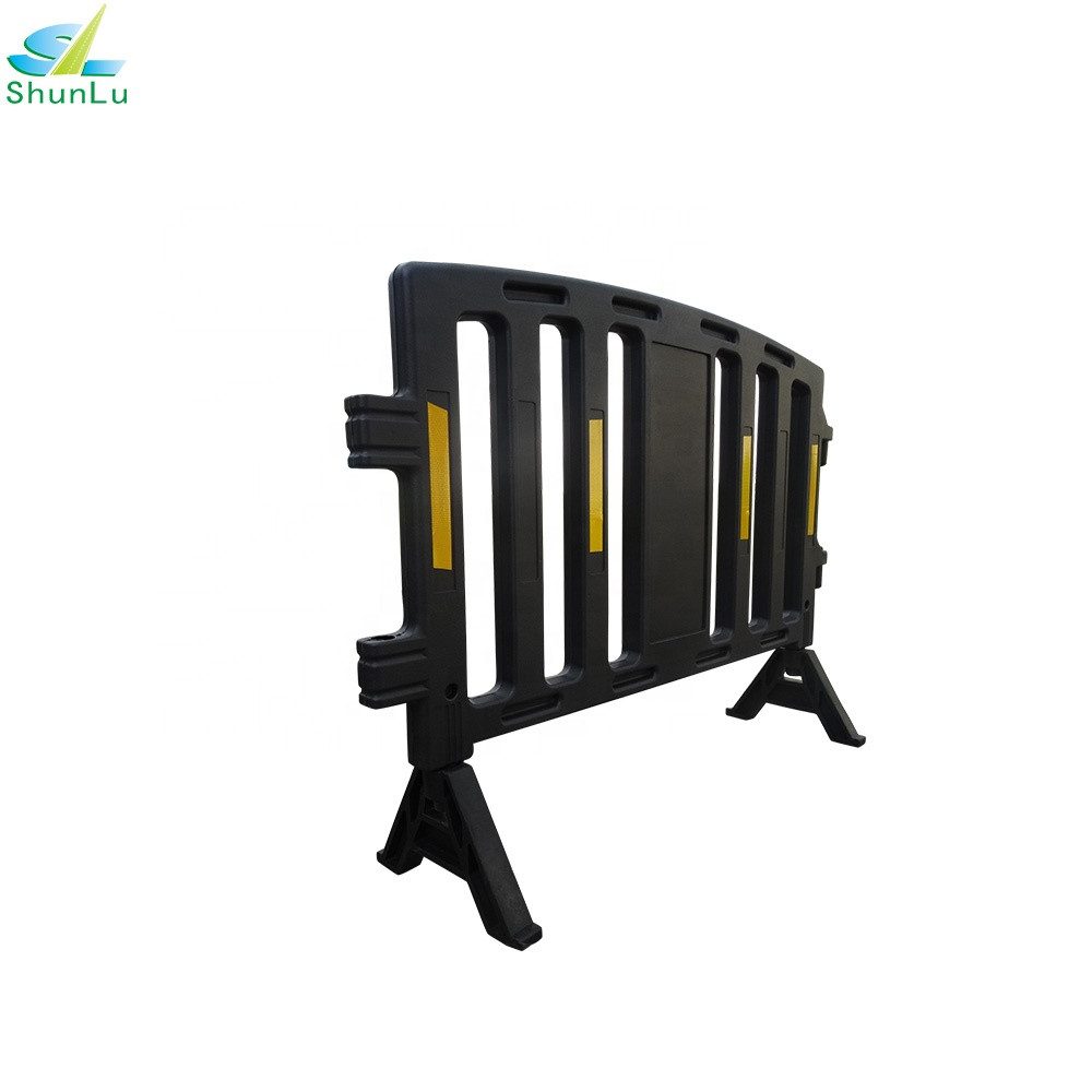 Buy Pedestrian Black Traffic Barrier Temporary Crowd Control Barrier ...