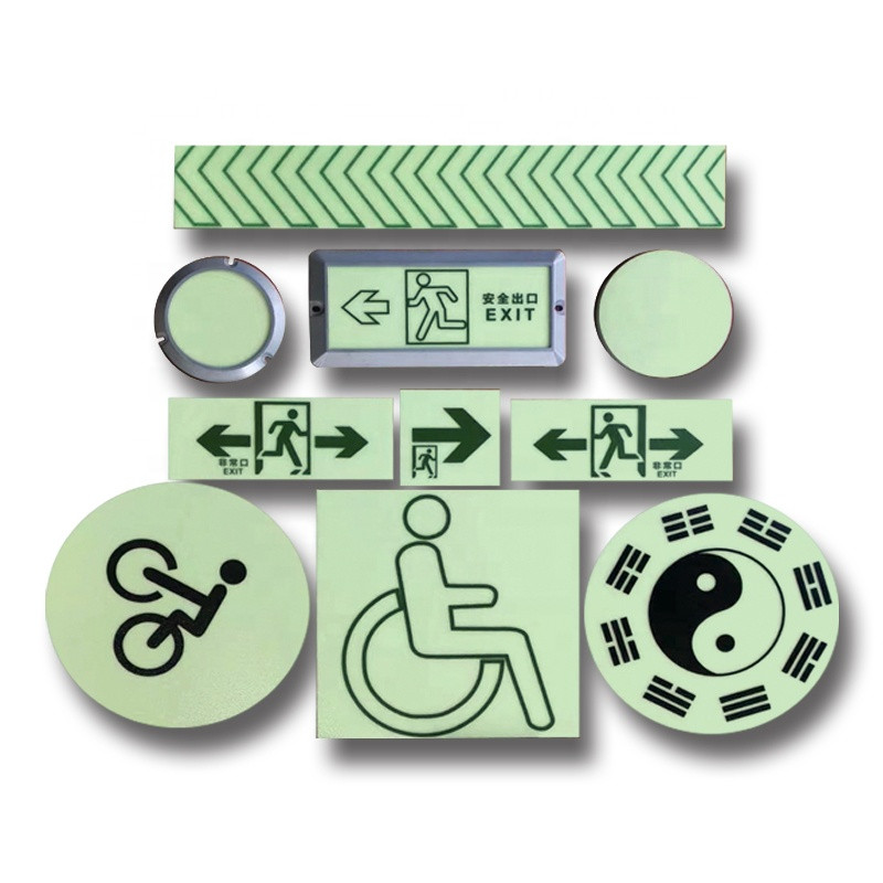 Buy Photoluminescent Running Man Exit Sign/luminous Emergency Sign from ...