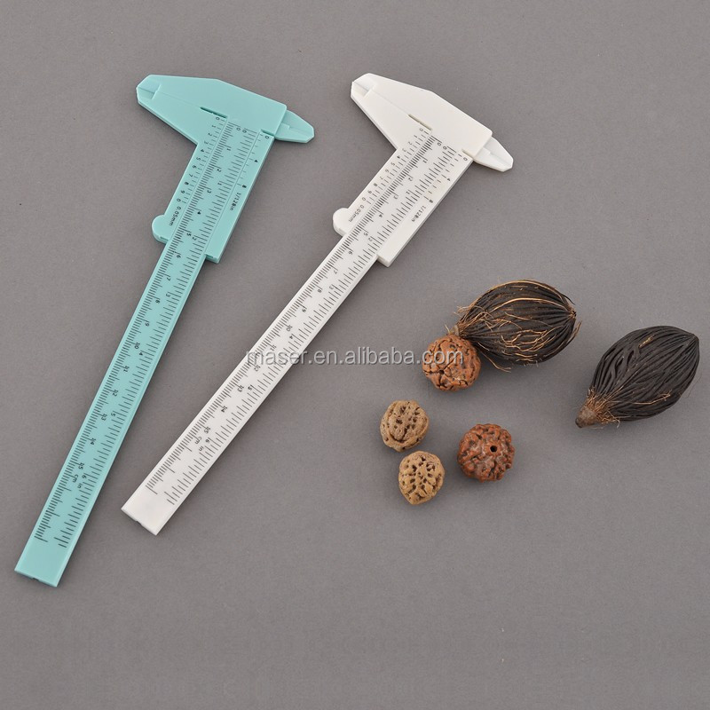 Buy Plastic Black White Sliding Gauge Eyebrow Ruler Pmu Tattoo Mini ...