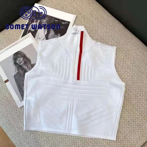 Buy Pra Designer Famous Brand Name Custom Women Vest Long Sleeve Knit ...