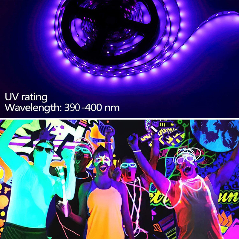 Buy Purple Uva Uvc Germicidal Purple Led Light Strip 254nm 360nm 365nm ...