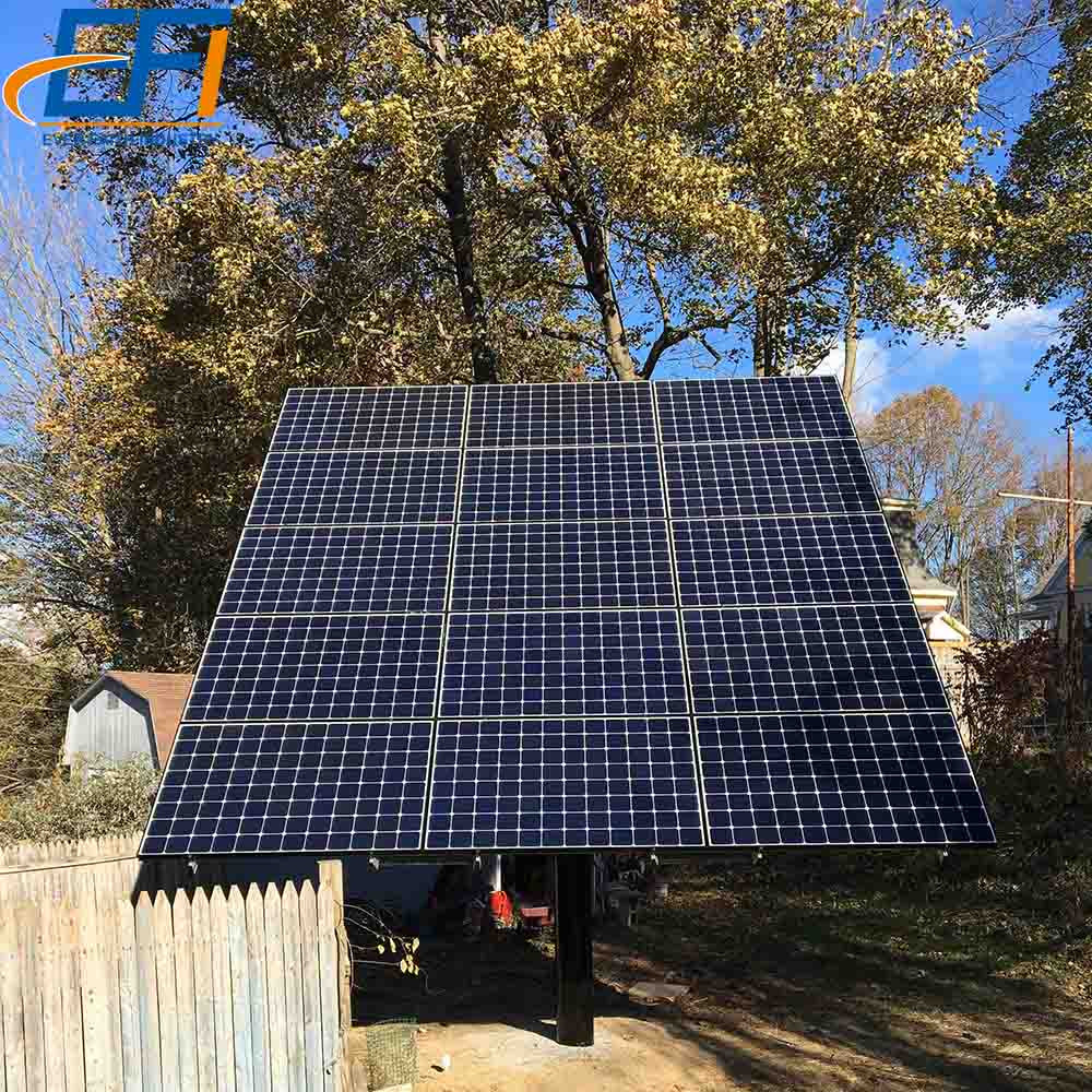 Buy Solar Axial Tracking Solar Pole Stand Single Pole Solar Ground ...