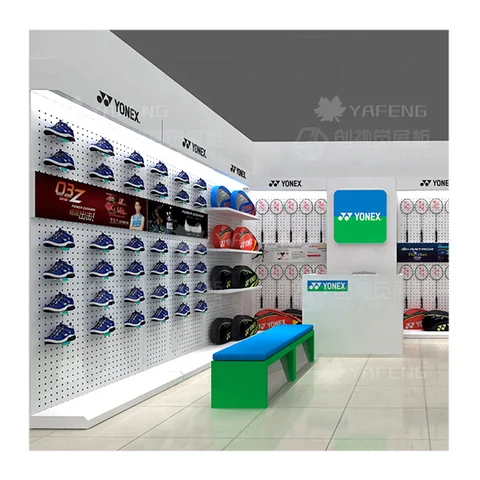 Buy Sports Goods Tennis Display Case Iron Paint Led Light Advertising ...