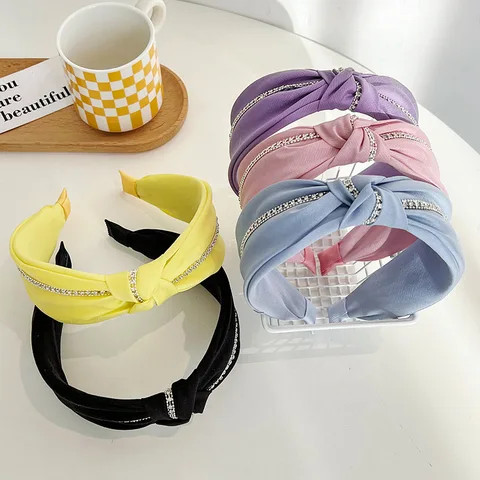 Buy Spring Fashion Headband Young Girls Popular Custom Rhinestone Hand ...