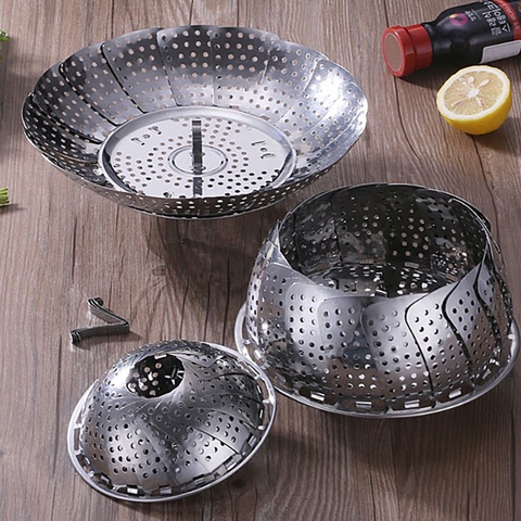 Buy Steamer Kitchen Steamed Dumplings Bread Stainless Steel Food ...