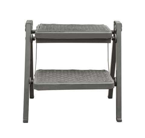 Buy Steel Kitchen Folding Two Step Stool Ladder With Wheels from Foshan ...