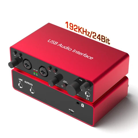 Buy Studio Usb Audio Interface Sound Card Recording Dynamic Activator ...