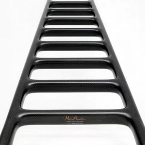 Buy Tactical Usage Black Carbon Fibre Safety Step Ladders Straight ...