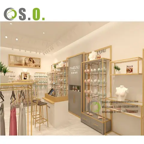 Buy Tailor-made Bra Shop Interior Design Display Stands Retail Lingerie ...