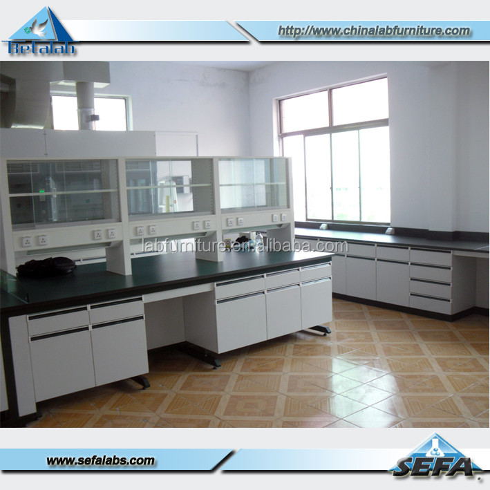 Buy Wooden School Laboratory Furniture Science Lab Desk With Reagent ...