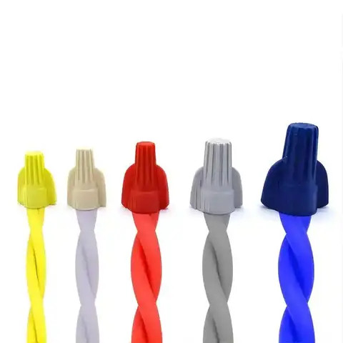 Buy Yellow Double Wing Screw-on Wire Fast Connector Tool-less Splicing ...