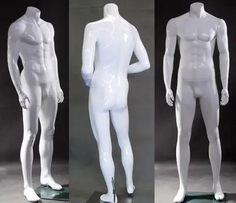 Buy Yellow Headless Full Body Men Fiberglass Mannequin Male Dummies For ...