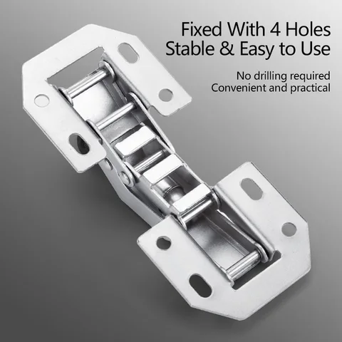 Buy Youdo Furniture Cabinet Bridge Hinge Concealed Iron Normal Hinges ...