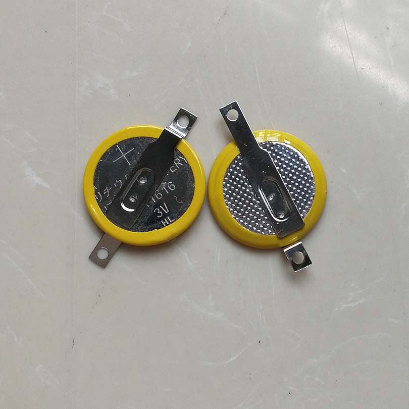 Buy 3v Lithium Button Cell Battery Cr1616 With Tabs For Pcb Games from ...