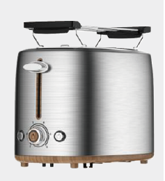 Buy 2 Slice Toaster 38mm Wide Slot Extra Lift Function Stainless Steel ...