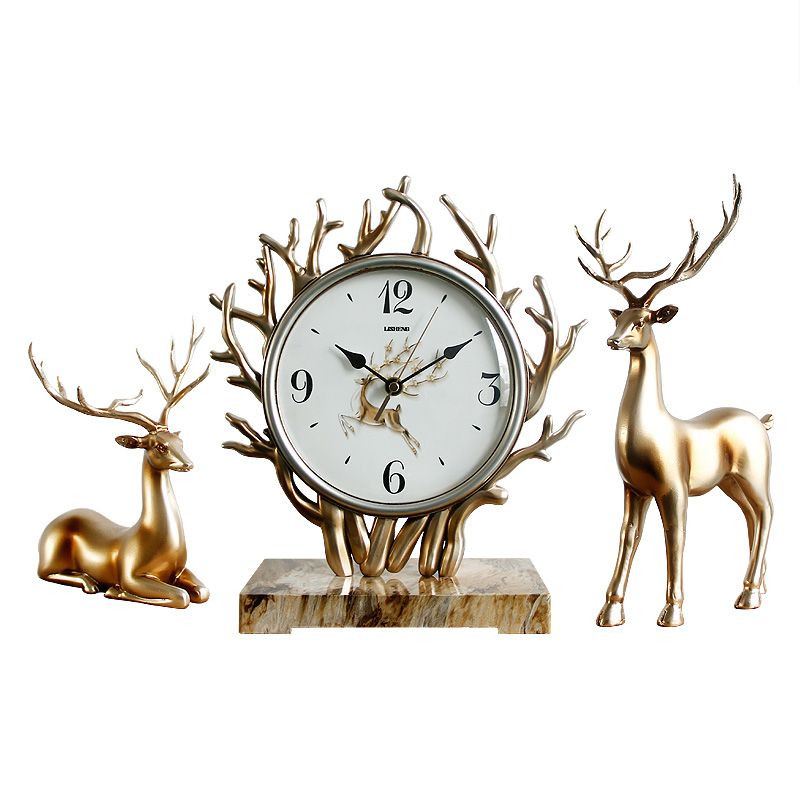 Buy Vintage Desk Clock Home Decoration Luxury Accessories Pieces A1600 ...