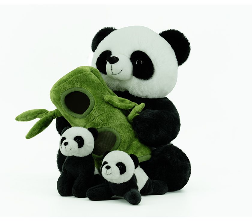 Buy Panda Mom With Babies (gdl23017-1) from Wendeng Huakai Toys Co.,Ltd ...