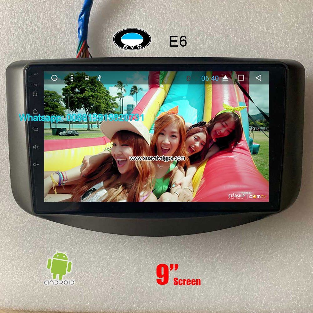 Buy Byd E6 Electric Vehicle Car Radio Android Gps Navigation Camera ...