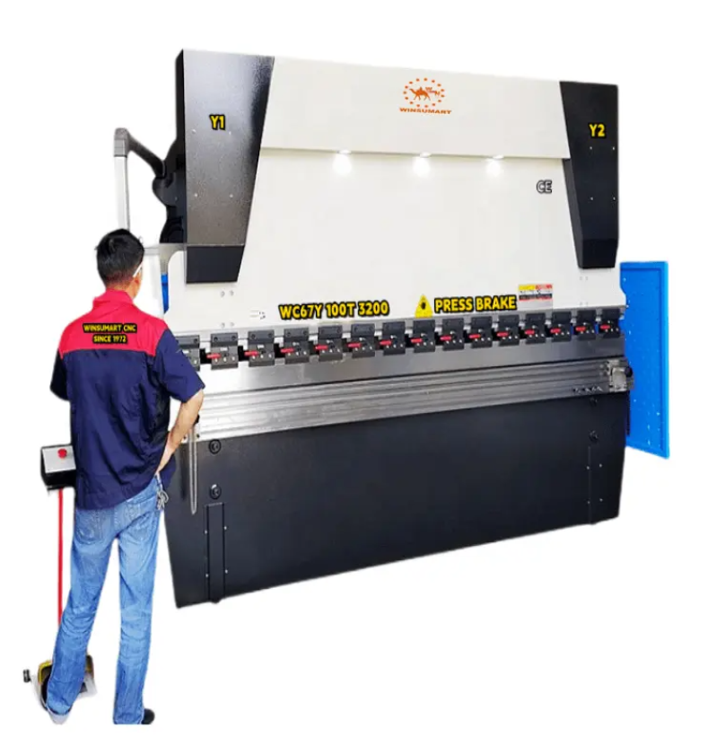 Buy 1400mm Flexible Bender Winsumart Intelligent Bending Machine 250t 4000 Hydraulic Press Brake ...