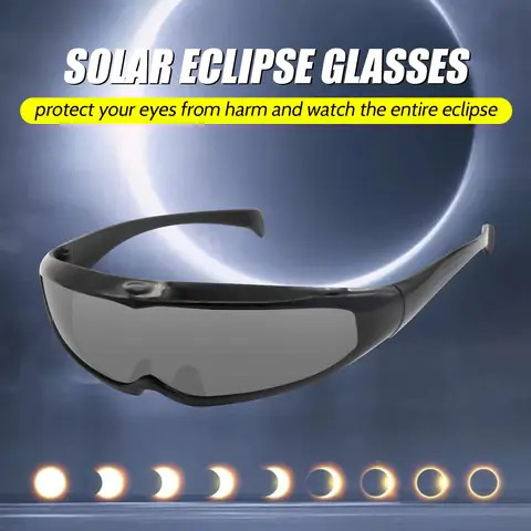Buy 2024 Approved Iso Certified Solar Eclipse Glasses Lunar Custom ...