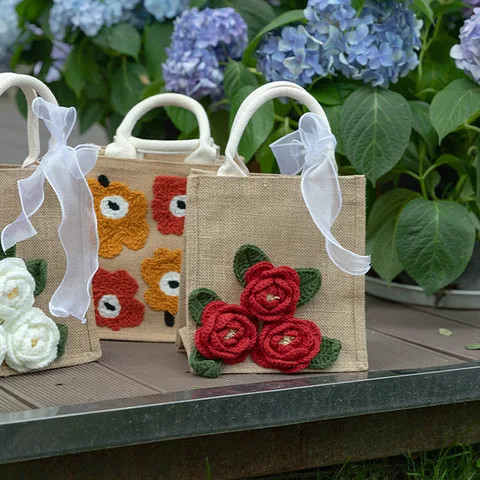 Buy 2024 New Innovation Handmade Diy Camellia Crochet Material Kit ...