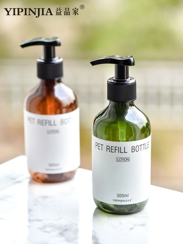 Buy 250ml Shampoo Bottle Plastic Bottle With Lotion Pump Luxury Hair ...