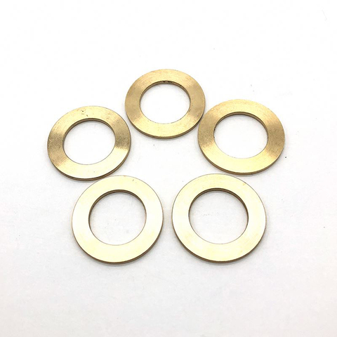 Buy 3/8 1/4 Inch Custom Made Small Thin Thick Brass Flat Round Shim ...