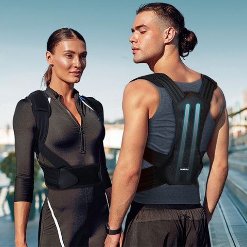 Buy Adjustable Universal Upper Clavicle Magnetic Smart Back Support ...