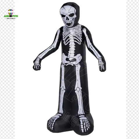 Buy Airfun Halloween Horrible Scary Led Light Giant Inflatable Skull ...