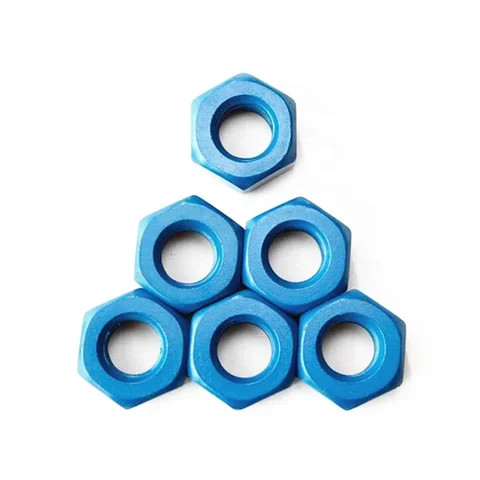 Buy Blue Red Color Ptfe Coating Carbon Steel Heavy Hex Nut from D & T ...