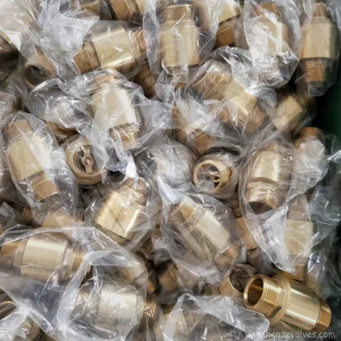 Buy Brass Piston Check Valve Spring Loaded from Henze Valves ...