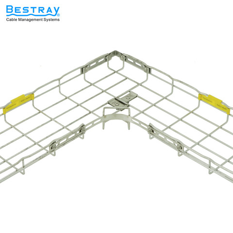 Buy Cable Mesh High Quality Wire Mesh Cable Tray Corner Splice Kit 4 ...