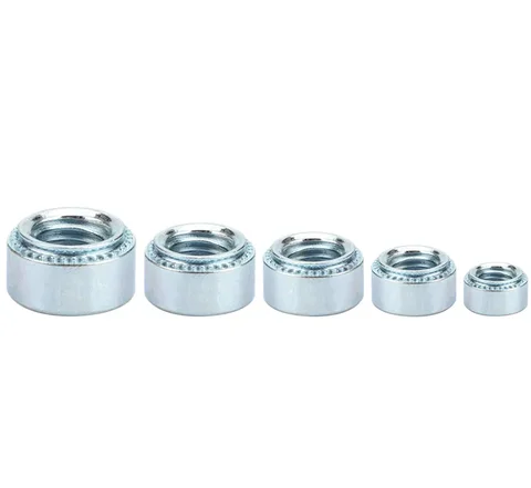 Buy Carbon Steel Threaded Round Head Self-clinching Tempering Press Nut ...