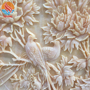 Buy Carved Natural Stone Relief Modern Style Wall Relief Sculpture from ...