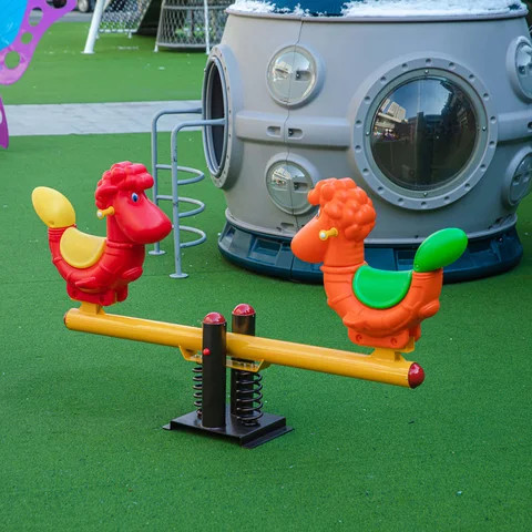 Buy Children Playground Seesaw Toys Kids Plastic Outdoor Seesaw Games ...
