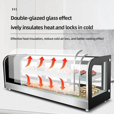 Buy Commercial Cake Display Fridge Mini Display Fridge Refrigeration ...