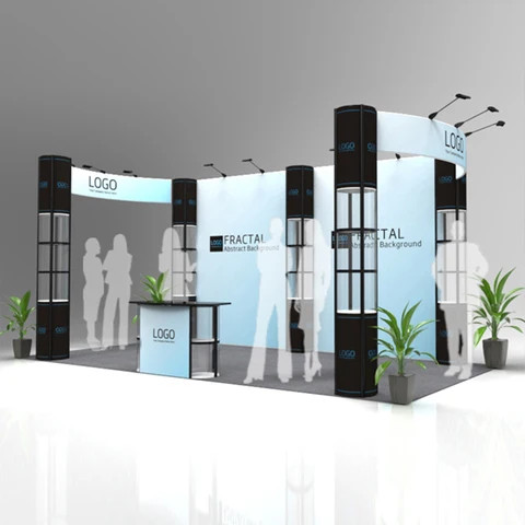 Buy Custom Portable Modular Trade Show Display Booth Stand Mobile Event ...