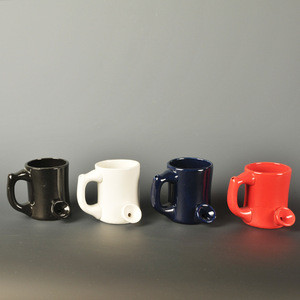 Buy Custom Printed All In One Smoking Pipe Mug With Handle Ceramic ...