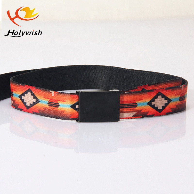 Buy Custom Printed Fabric Belt Custom Polyester Belts from Guangzhou ...