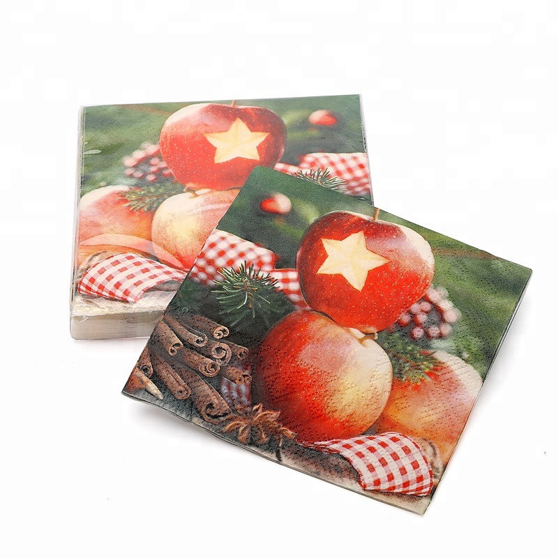 Buy Custom Tissue Paper Dinner Tissue Culture Table Napkin Double Layer ...