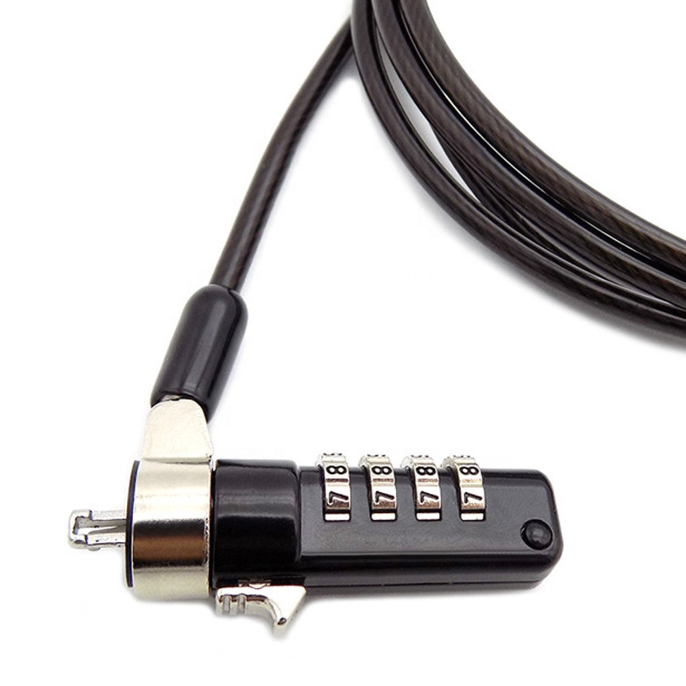 Buy Custom Zinc Alloy 4 Combination Wedge Lock Computer Security Laptop ...