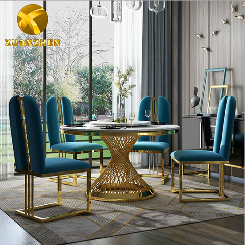 Buy Dinning Table Set Marble Furniture Dining Table Modern Furniture ...